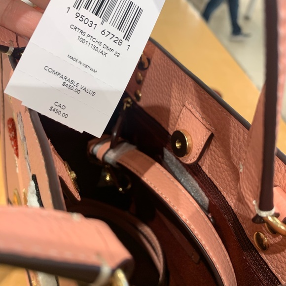 Coach | Bags | Nwt Coach Dempsey Leather Tote 22 With Creature Patches ...